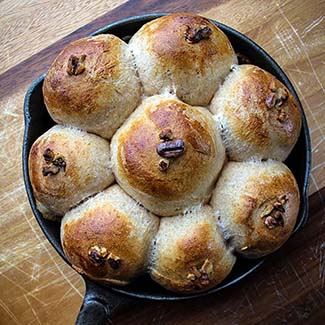 Goat Cheese Stuffed Honey Wheat Rolls - Red Star® Yeast