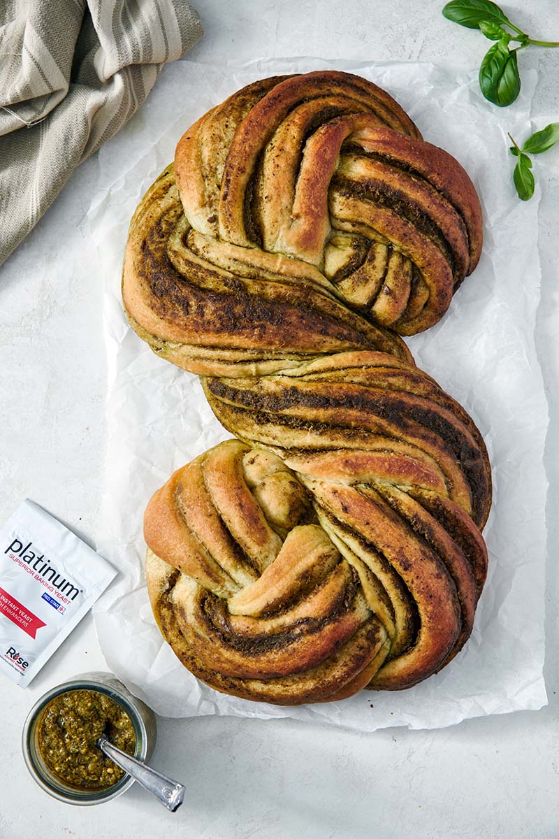 How to Make Twisted Savory Pesto Bread | Red Star® Yeast