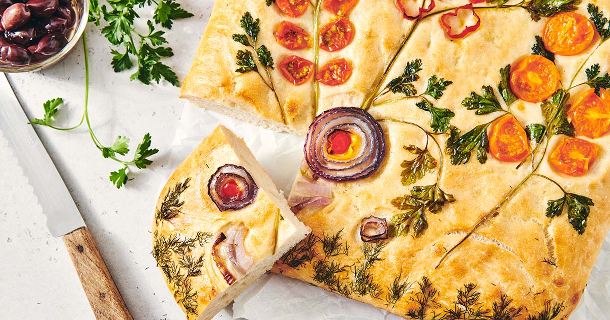 How to Make Decorated Focaccia | Red Star® Yeast