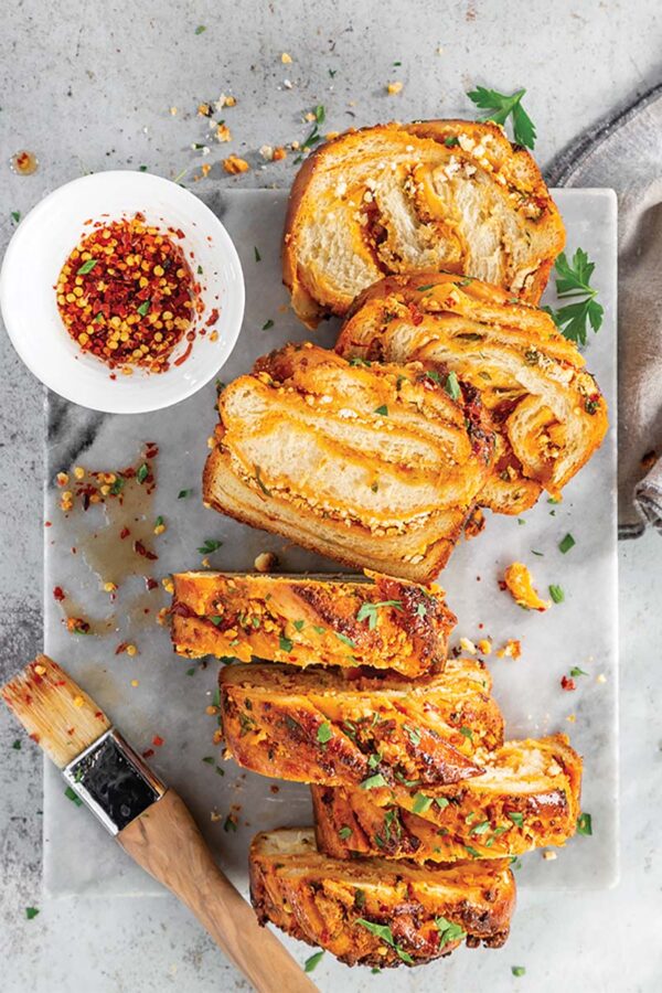 Goat Cheese-Harissa Babka | Red Star® Yeast