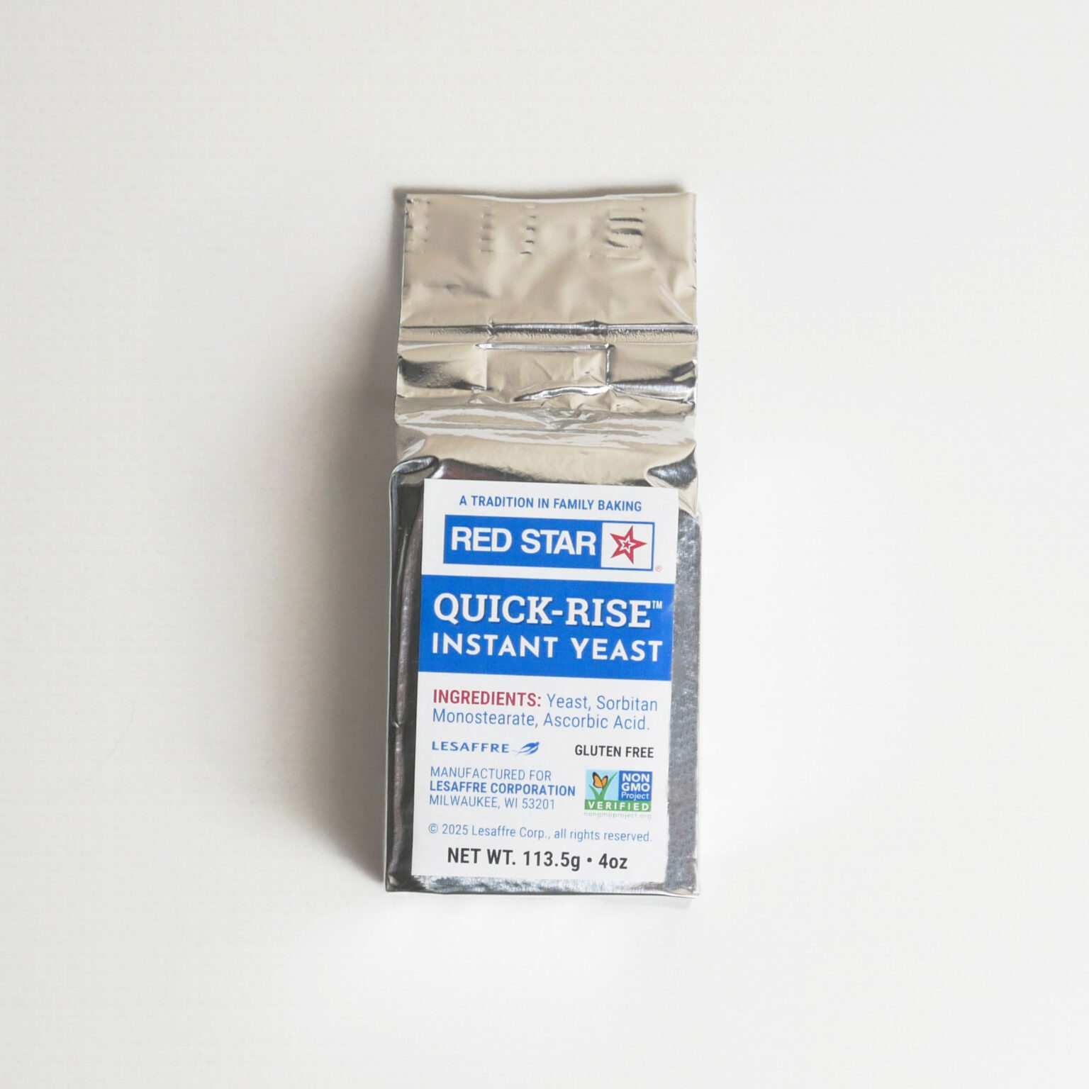 Buy Red Star Quick-Rise Instant Yeast 4-ounce Foil Package